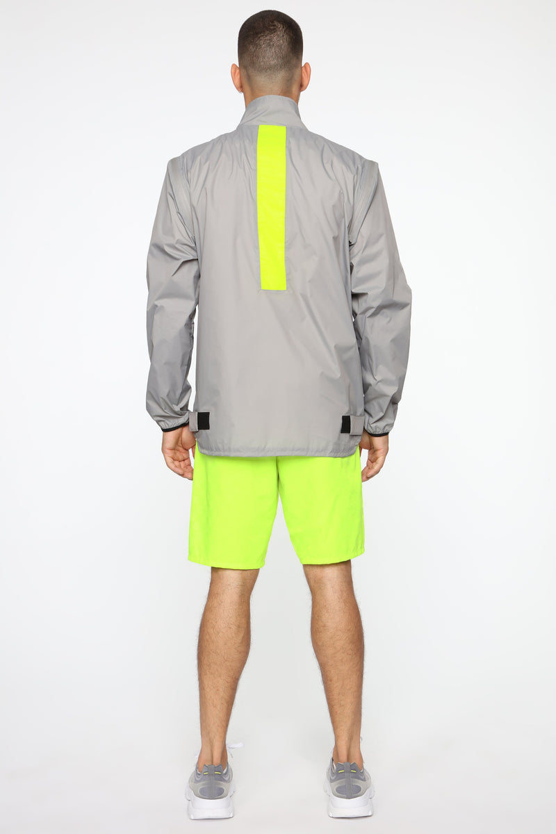 Reflective Jacket with Detachable Sleeves – DMV Gear